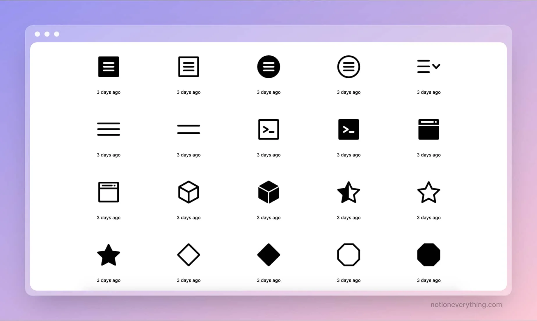 Notion icons: 15 FREE icon libraries for Notion